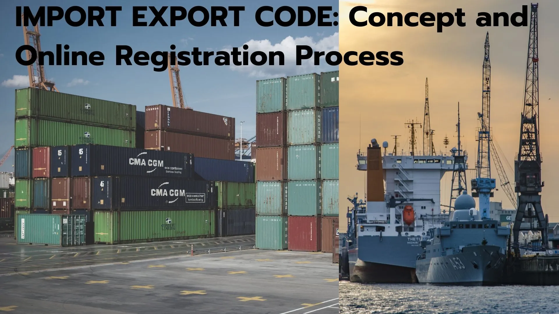 Import Export Code: Concept and Online Registration Process