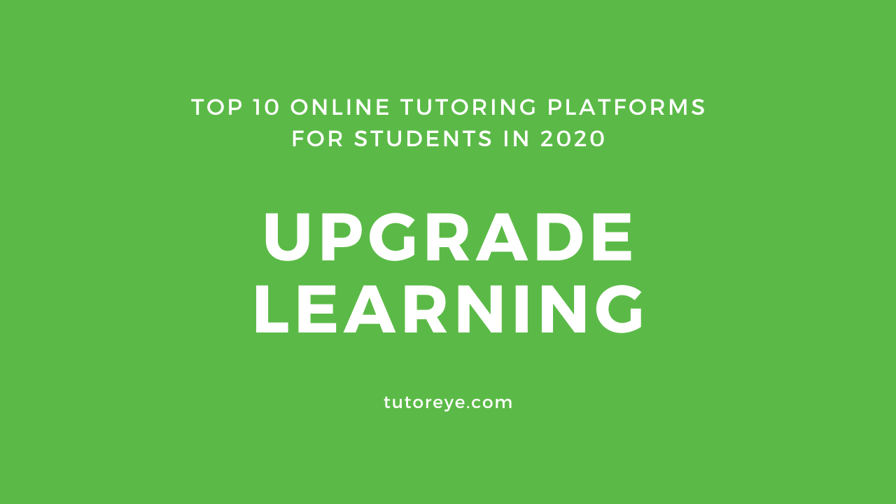 Top 10 Online Tutoring Platforms for Students in 2020 | YourStory