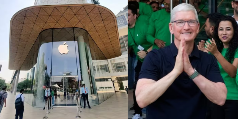 Apple ने मुंबई में खोला पहला रिटेल स्टोर, कंपनी ने 2 साल में दी 1 लाख ...