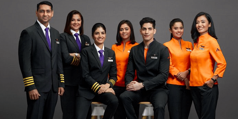 राकेश झुनझुनवाला की Akasa Air के क्रू मेंबर्स की यूनिफॉर्म आई सामने, इस ...