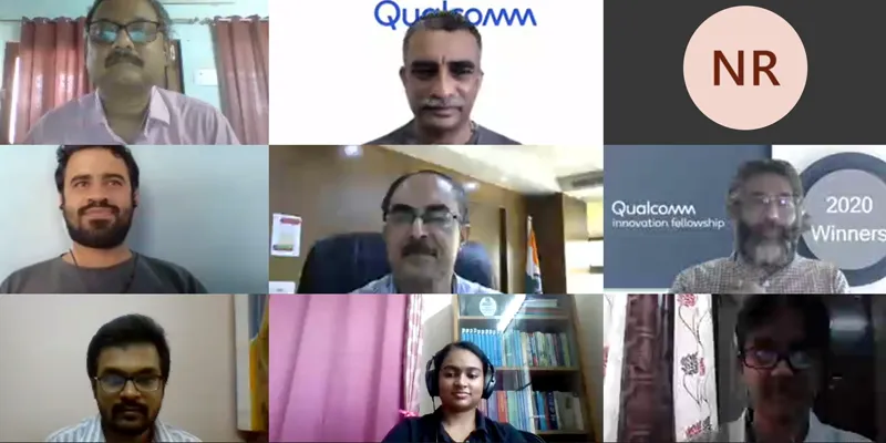 At the Qualcomm Innovation Fellowship interaction with MeitY, Secretary, Shri Ajay Prakash ...