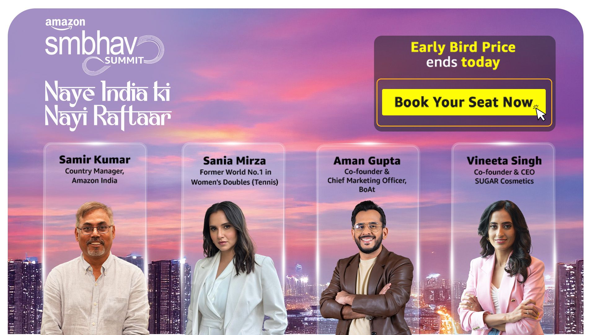 Amazon Smbhav 2024: A mega summit for entrepreneurs, innovators and SMBs | YourStory