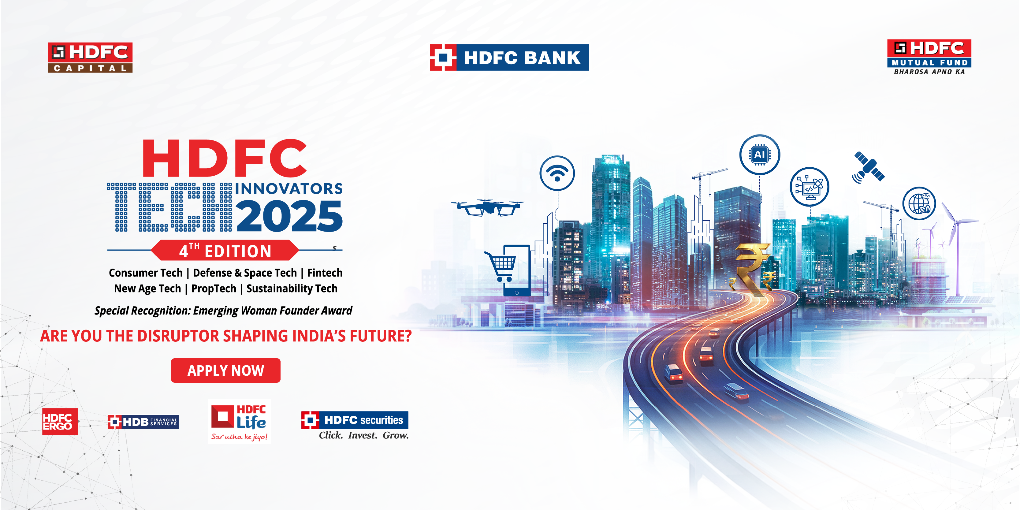 Are you shaping India’s future? Applications open for HDFC Tech ...