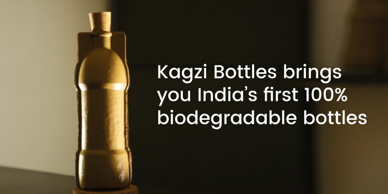 Kagzi Bottles brings you India’s first 100 pc biodegradable bottles ...
