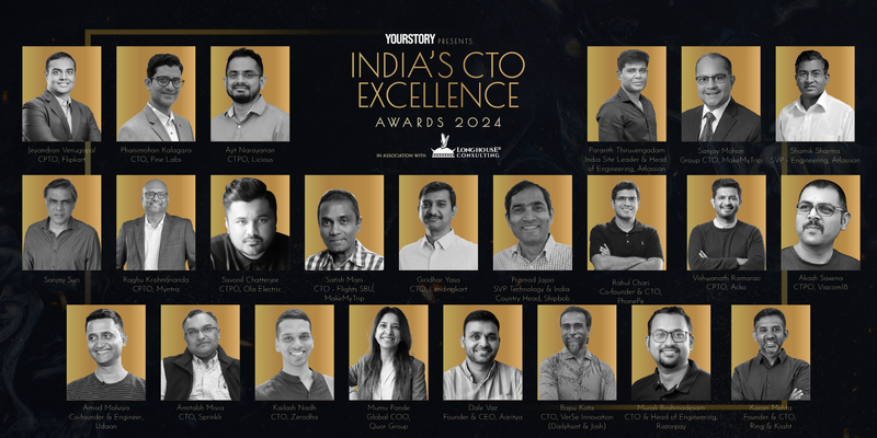 Meet the winners of YourStory India’s CTO Excellence Awards 2024 ...
