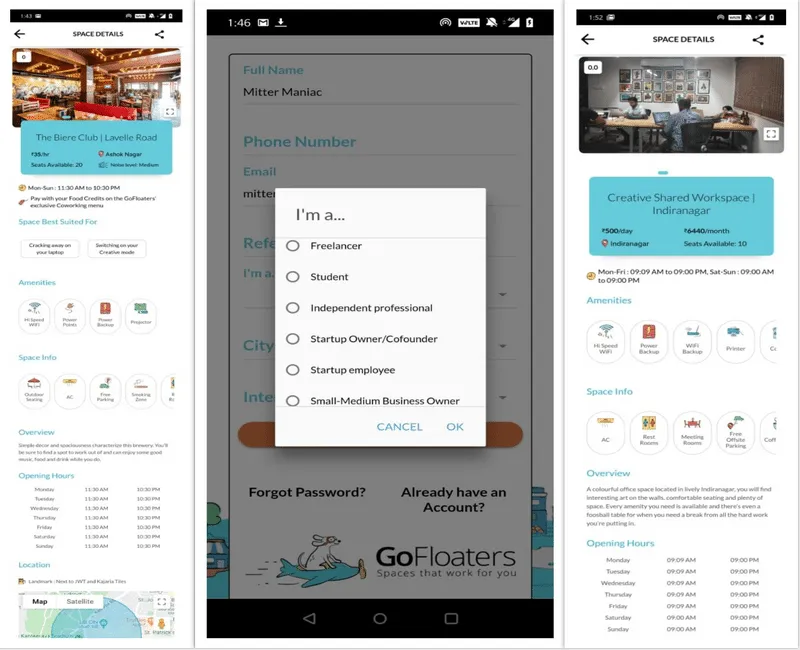 [App Fridays] GoFloaters helps you find and book coworking cafés ...