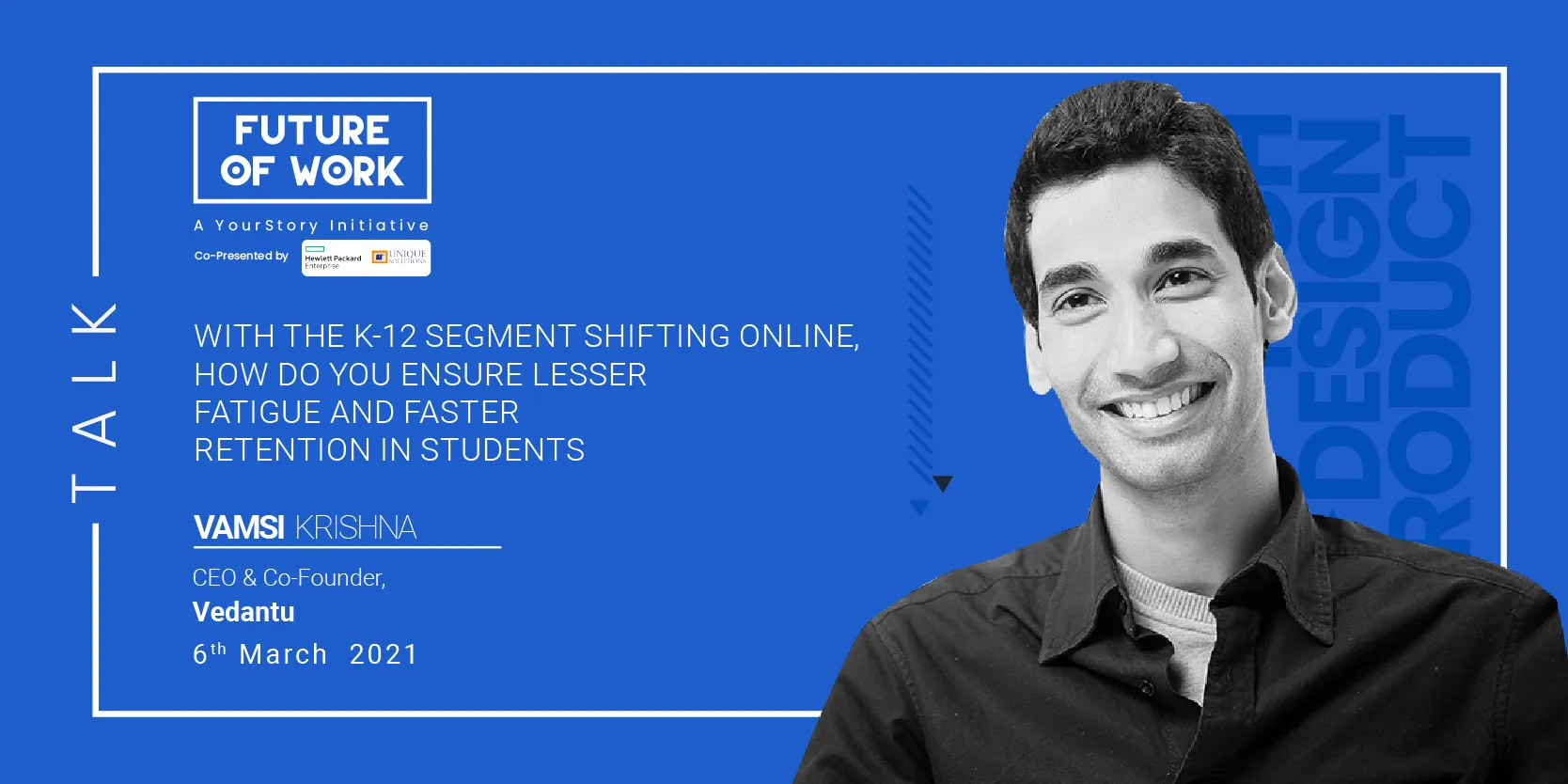 Future of Work: Vamsi Krishna on how Vedantu makes learning 'safe' and 'interactive' in the new ...