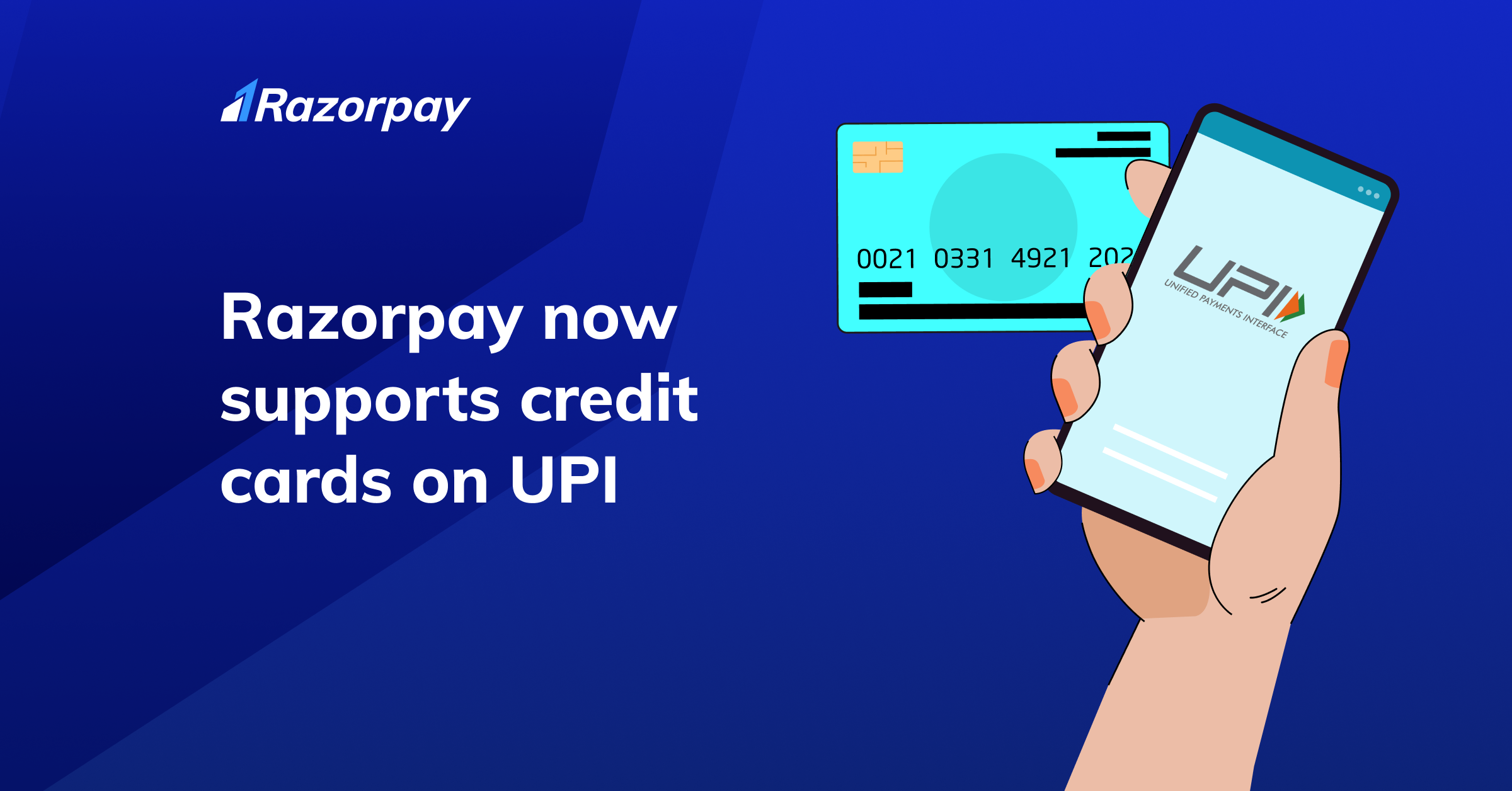 Razorpay Enables Merchants To Accept Credit Card Payments Via UPI Razorpay Enables Merchants To Accept Credit Card Payments Via UPI