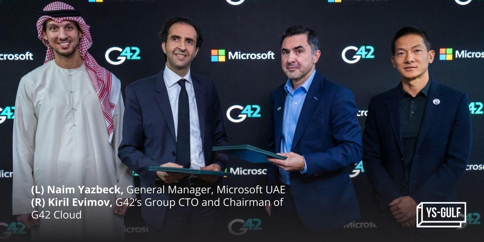 G42 partners with Microsoft to work on public sector and industry solutions