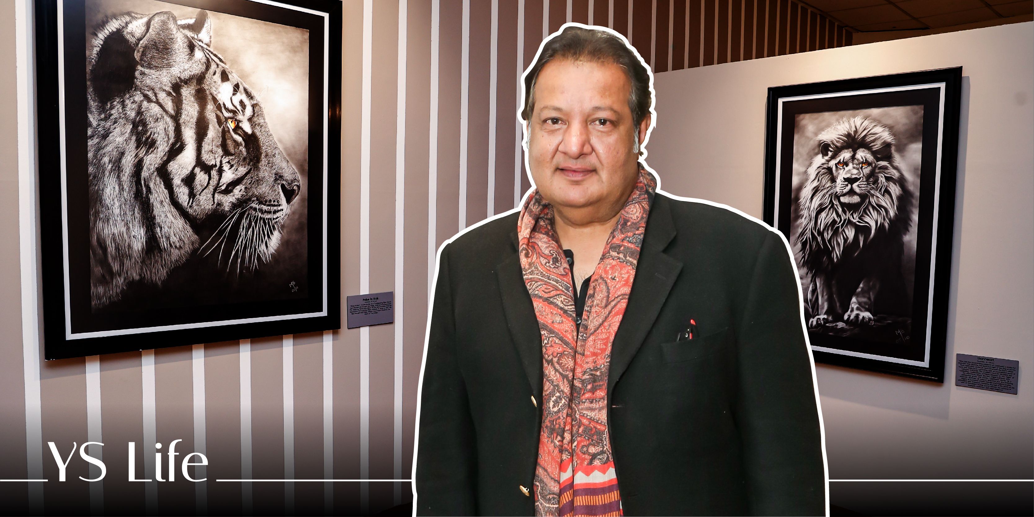 From brewing beer to sketching with charcoal, Monish Bali’s tryst with art