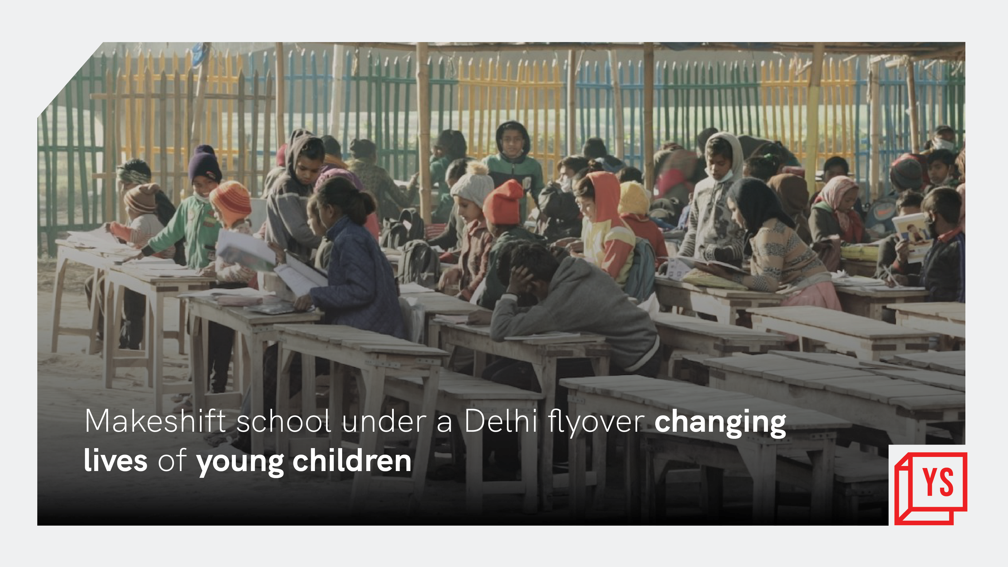 Under a Delhi flyover, Van Phool School is changing the lives of young ...