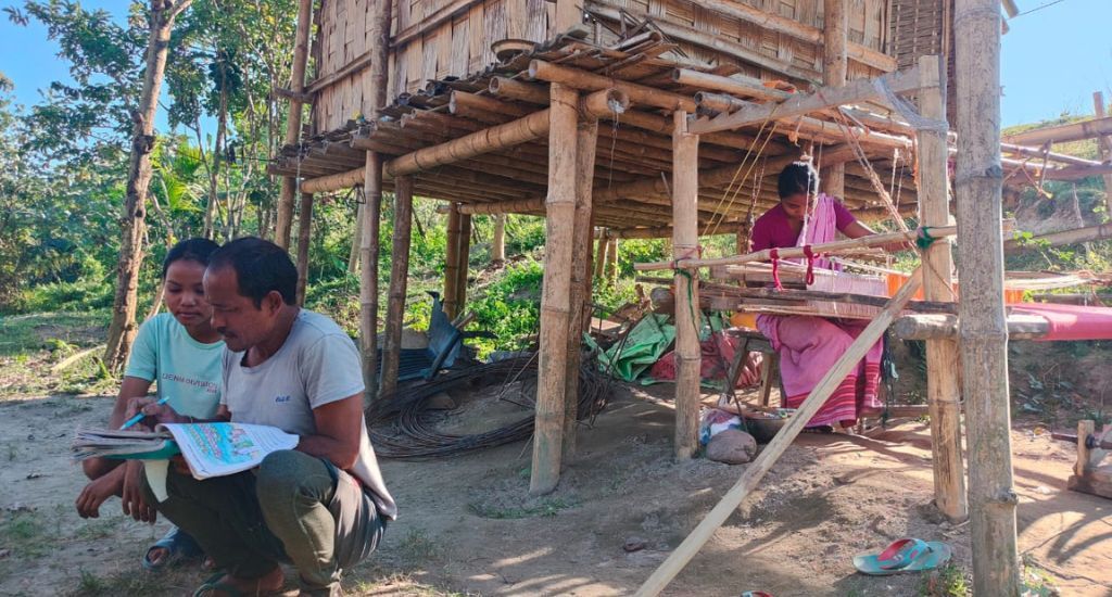 An elephant on the loom in river island Majuli | YourStory
