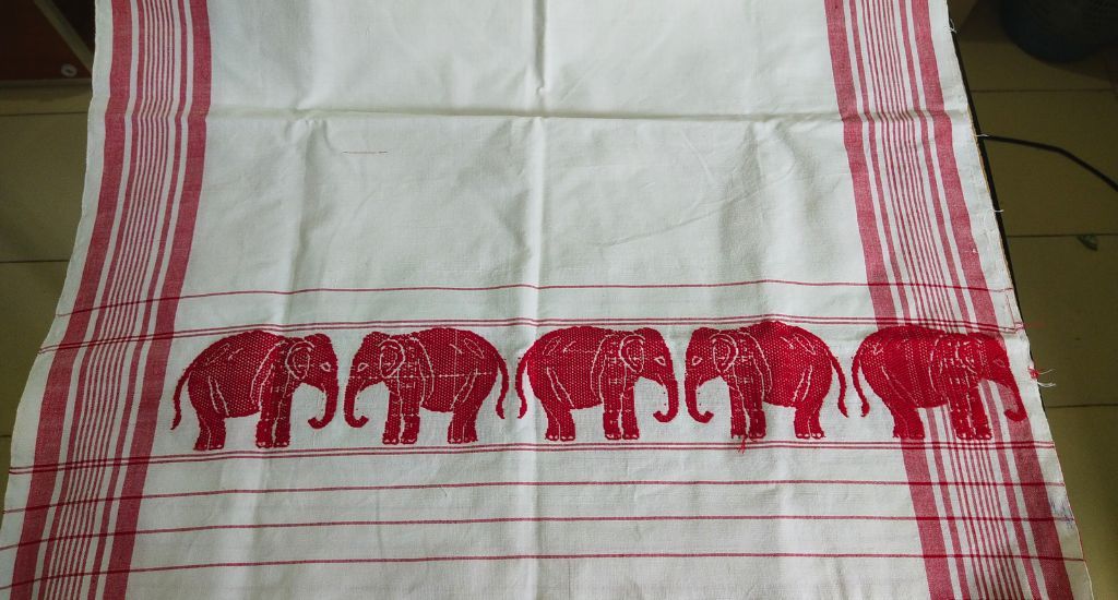 An elephant on the loom in river island Majuli | YourStory