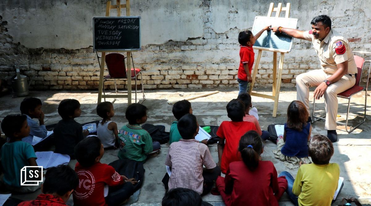 This constable is educating underprivileged children to rescue them ...