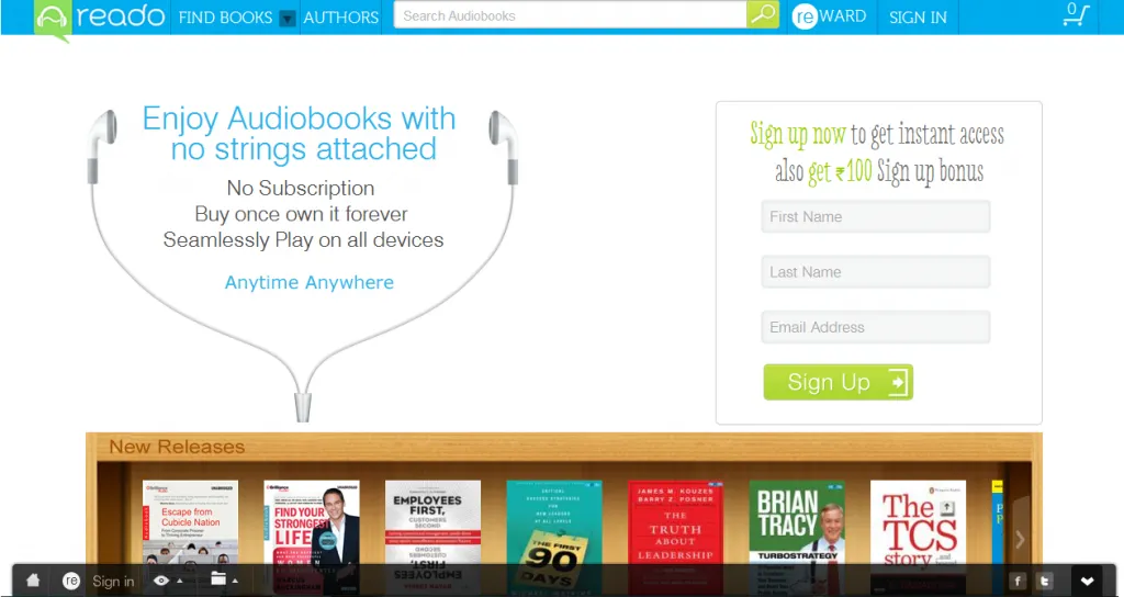 Reado Audiobooks Launches eCommerce Website