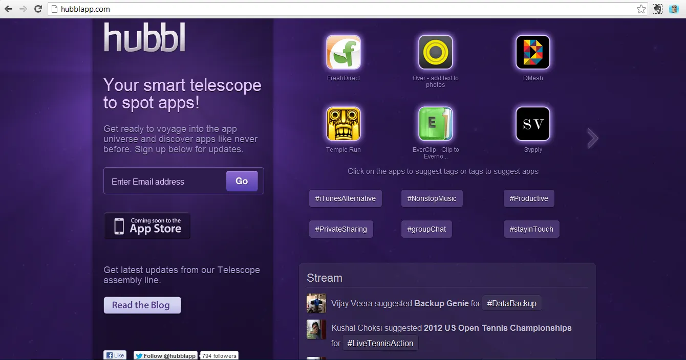 Hubbl: A Telescope for the App Universe