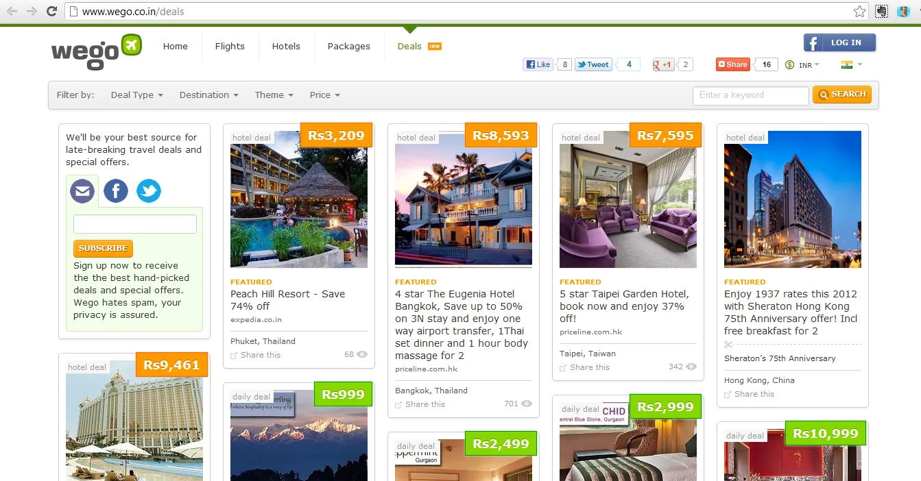 News Roundup: Wego Launches Deals While Goibibo releases VIP features