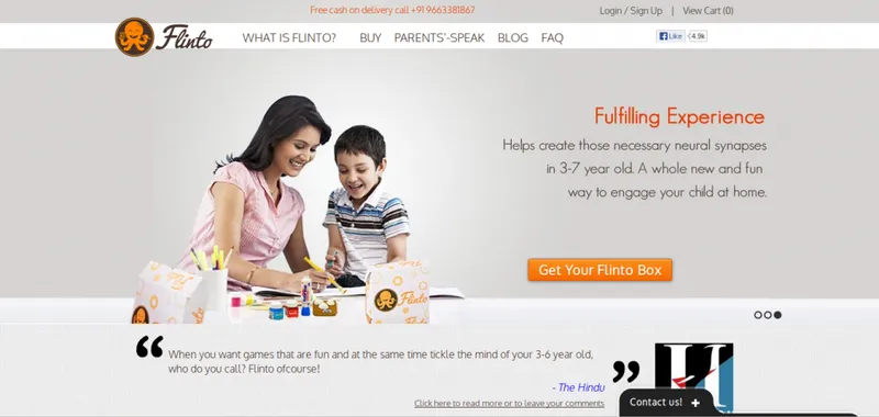 Hyperactive kid at home? Flinto has got just the thing for you | YourStory