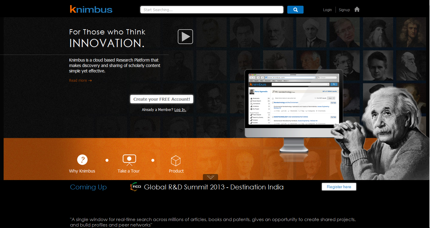 Knimbus democratising research, by helping discovery and sharing of ...