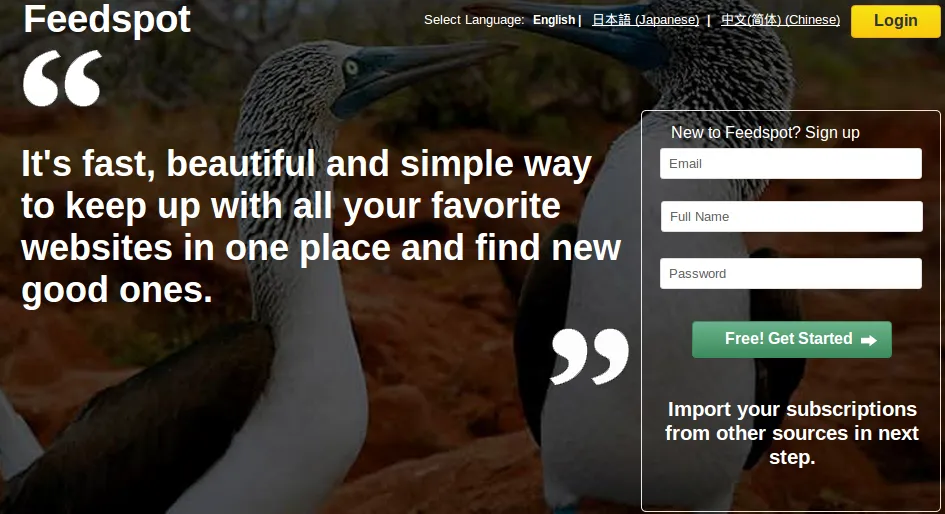 Like to have a Flipboard for your PC? Try Feedspot