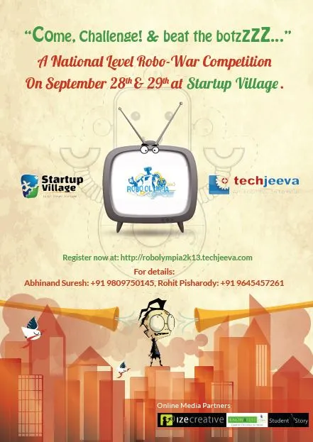 National Level Robowar - ROBOLYMPIA 2K13 by Techjeeva | YourStory