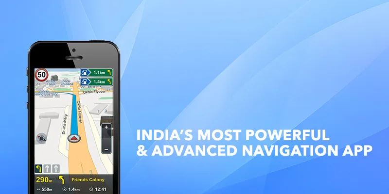 Enjoy MapmyIndia's official navigation app - NaviMaps on iOS