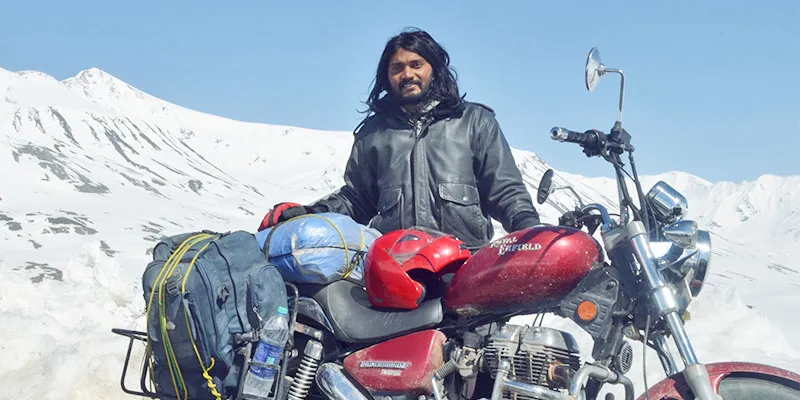 18000 km, 13 countries, 1 bike and a rider | YourStory