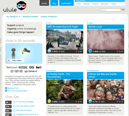 Ulule : A crowdfunding platform for unique and original projects ...